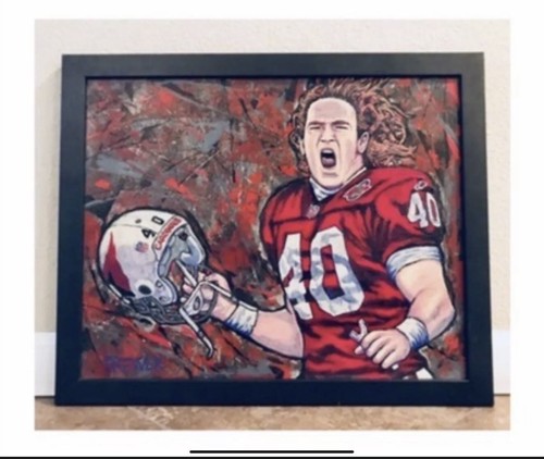 Pat Tillman Arizona Cardinals 18’’H x 22’’W Acrylic Canvas Art *Awesome ...