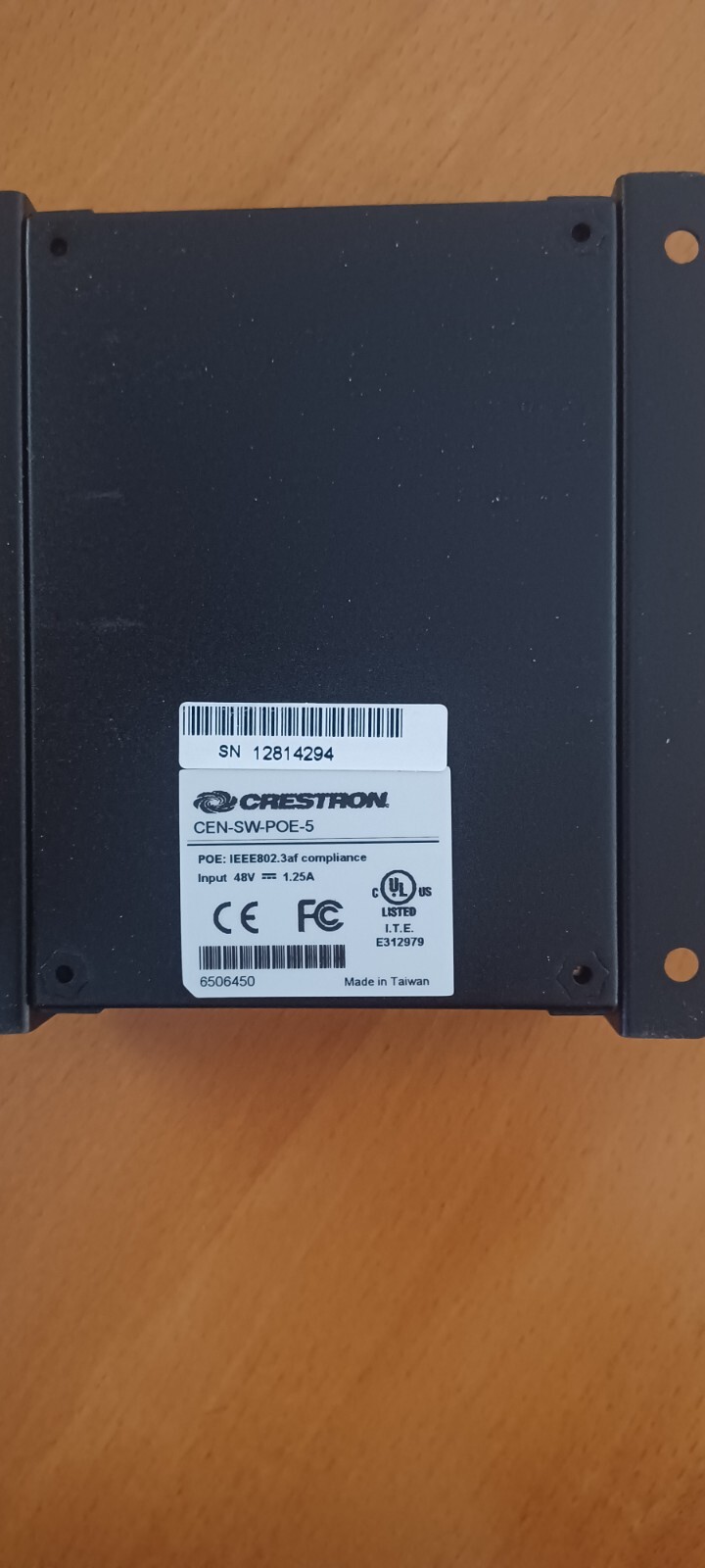 Crestron Cen-sw-poe-5 5 Port Power Over Ethernet Switch for sale online ...