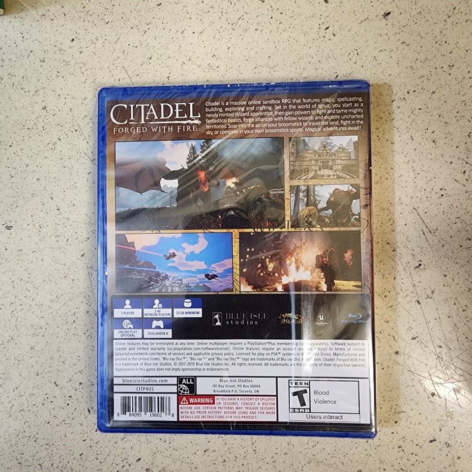 Citadel Forged With Fire Sony PlayStation 4 PS4 Brand New Sealed ...