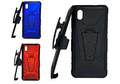 Tempered Glass / 3in1 Cover Case For Consumer Cellular ZTE Avid 579 ...