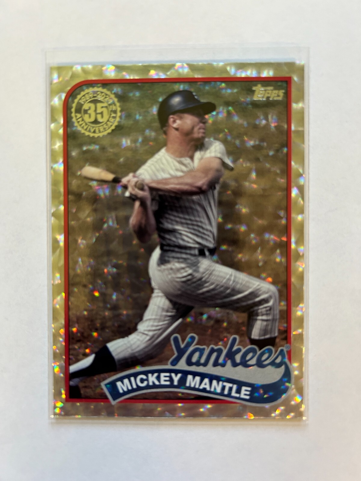 2024 Topps Series 2 #89B2-21 Mickey Mantle 1989 35th Anniversary Silver ...