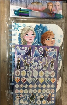 Disney Frozen 2 Stationary Set. Notepad 100 Sheets,6 Color Pen ...