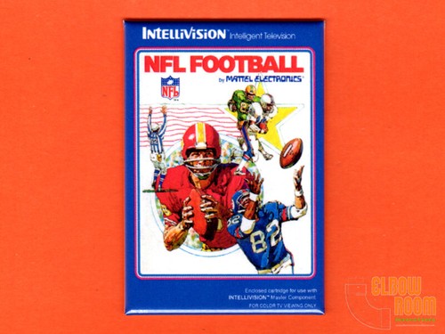 Mattel Intellivision NFL Football box art 2x3" fridge/locker magnet | eBay