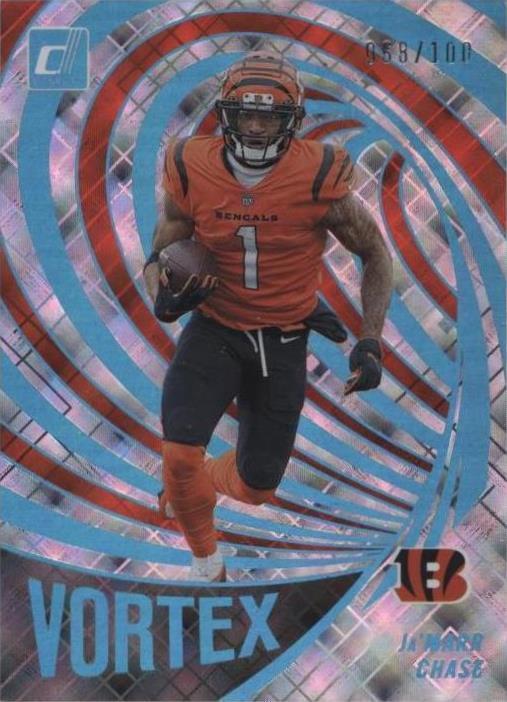 2022 Panini Donruss - Vortex Ja'Marr Chase #VTX-13 Cosmic /100 for sale ...