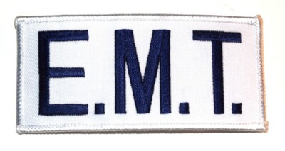 EMT EMERGENCY MEDICAL TECHNICIAN TAB Fire Patch EMS Rescue Public ...