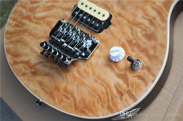 Edward Van Halen Wolf Music Man Ernie Ball Trans Brown Qulit Electric ...