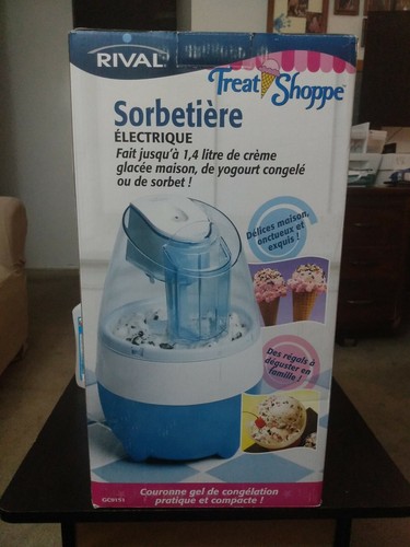 RIVAL Gel Disc Ice Cream Maker 1.5 Qt | eBay