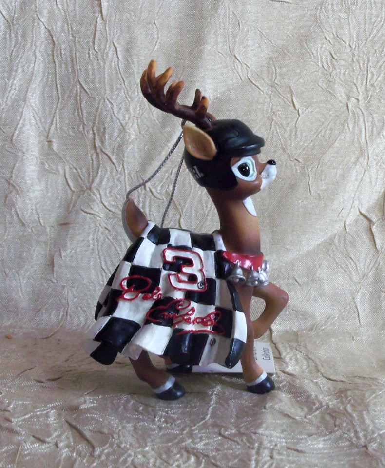Dale Earnhardt Ornament 2001 Prancin to Victory Christmas Reindeer ...
