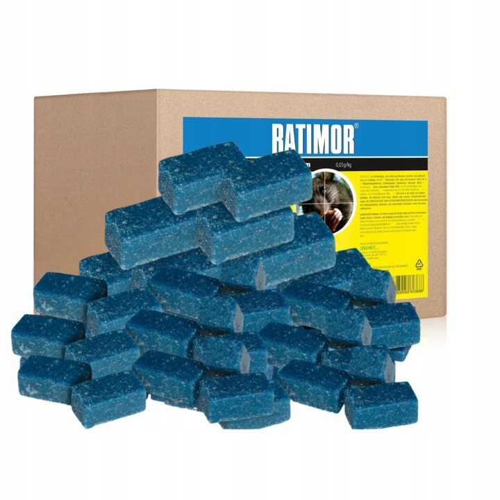 Rat & Mouse Poison Bait Blocks Kills Action in One Feed Killer Block 60 ...