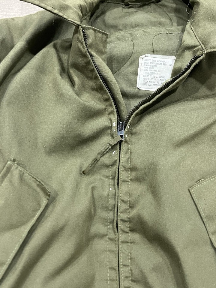 Cold Weather Combat Vehicle Tanker CVC Jacket Size M US Army Q-1 | eBay