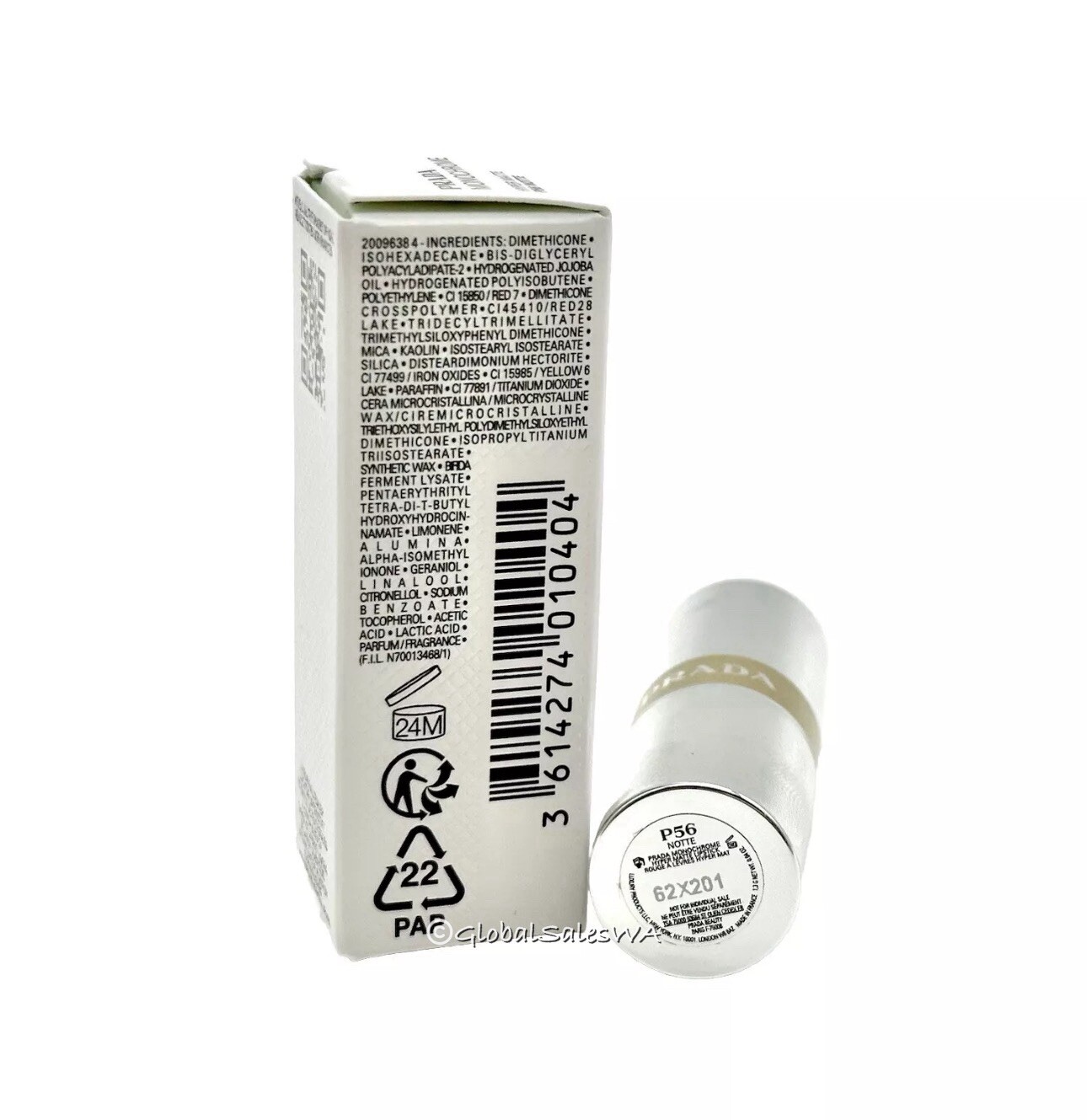 Prada Monochrome B03 MAHOGANY Hyper Matte Mini Lipstick 0.04 Oz 1.3g ...