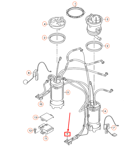 AUDI Q7 4L Saugstrahlpumpe links 7L6919715D NEU | eBay