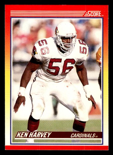 1990 Score #247 Ken Harvey Rookie Card Phoenix Cardinals | eBay