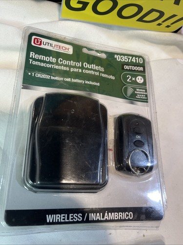 Utilitech Wireless Outdoor Remote Control Outlets 80ft Range 0357410 ...