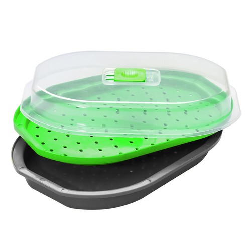 Progressive Prep Solutions Microwave Fish and Veggie Steamer | eBay