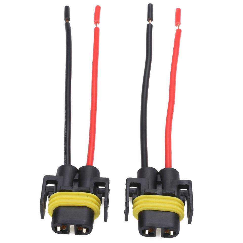 Wire Pigtail Female S H11 Two Harness Head Light Low Beam Socket ...