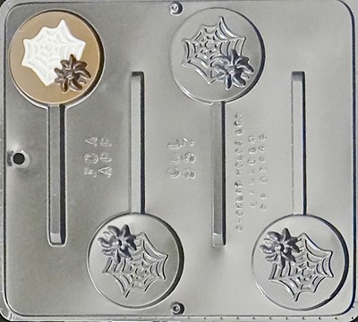Spider Web Lollipop Chocolate Candy Mold Halloween 957 NEW | eBay