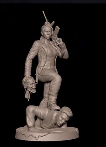 Anime Sarah Unpainted GK Models 3D Printed Figures Unassembled Blank ...