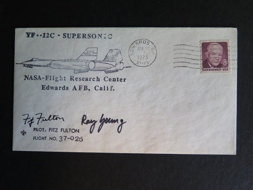 1973 COVER SIGNED FITZ FULTON & RAY YOUNG NASA TEST YF-12 | eBay