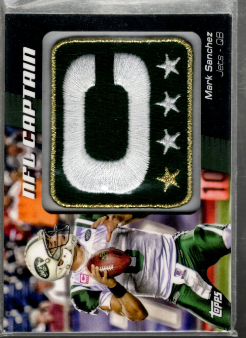 A1481- 2012 Topps NFL Captains Patches #NCPMS Mark Sanchez - NM-MT | eBay