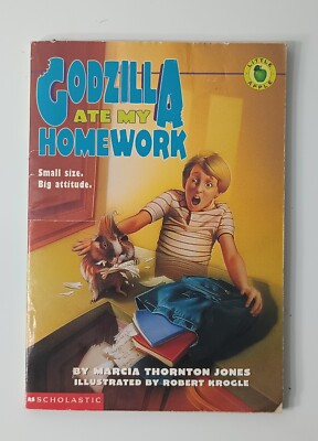 Vintage Godzilla Ate My Homework Book Marcia Thornton Jones Scholastic ...