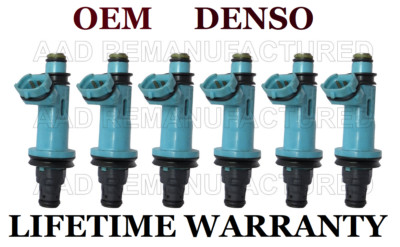 Genuine Denso Set Of 6 Fuel Injectors for Toyota Supra Lexus GS300 ...