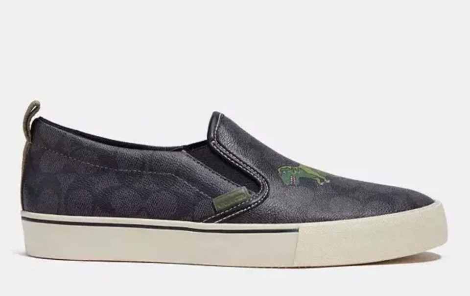 Coach New York Signature Rexy Slip On Skate Sneakers Men's 8.5 / Women ...