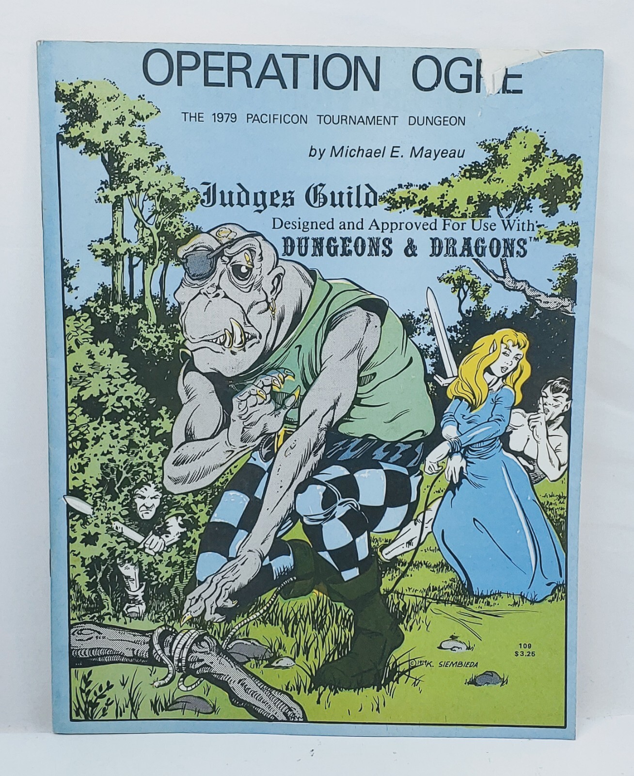 Vintage 1979 Judges Guild D&D module: Operation Ogre No. 109 First ...