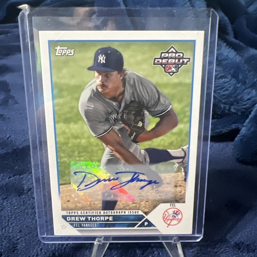 2023 TOPPS PRO DEBUT AUTOGRAPH DREW THORPE NO. PD-104 | eBay