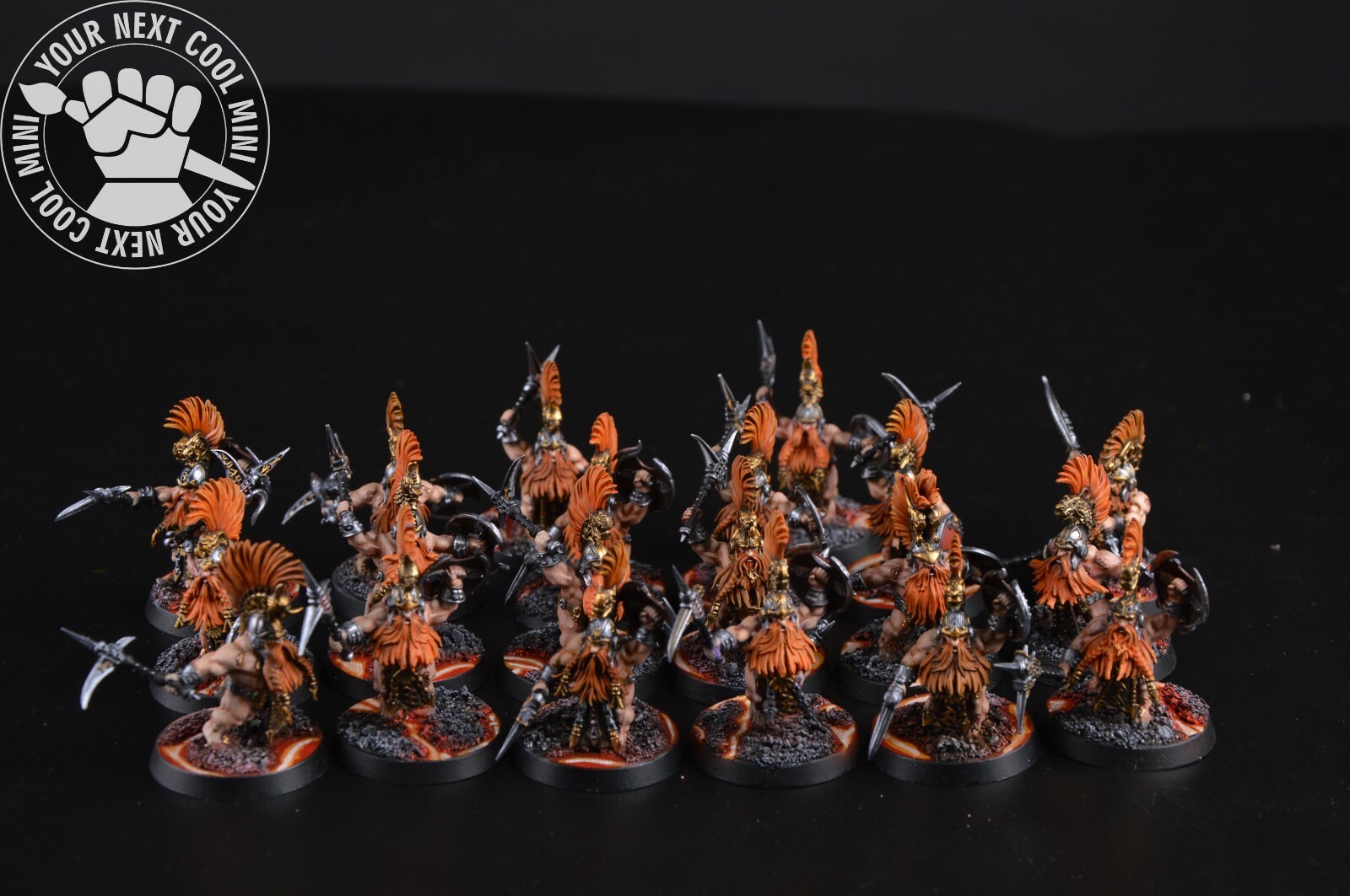 CUSTOM ORDERS, Warhammer AoS, Fyreslayers Army pro painted | eBay