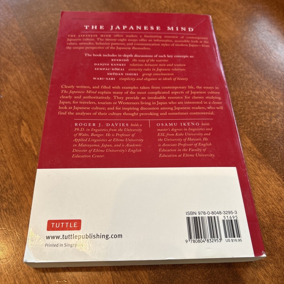 The Japanese Mind: Understanding Contemporary Japanese Culture ...
