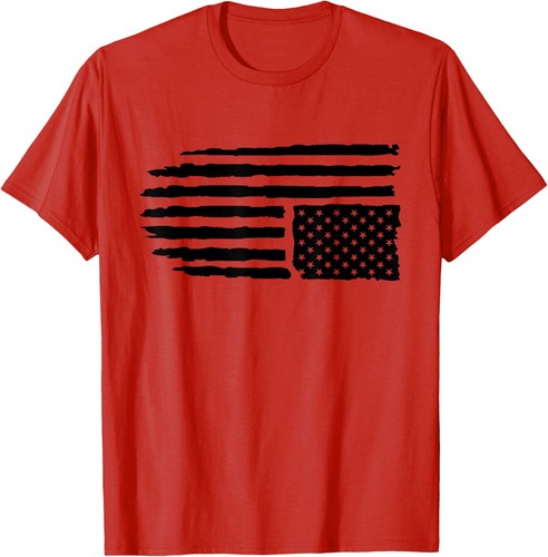 Upside Down American Flag Distressed In Distress Pro Trump T-Shirt ...