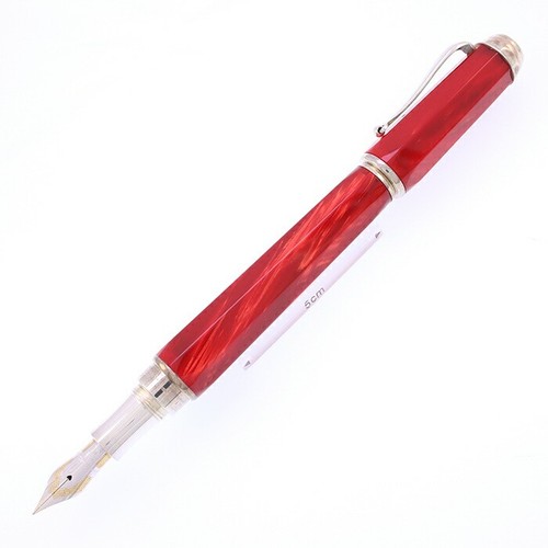 Montegrappa Fountain Pen Emblema Red F Used Fair | eBay