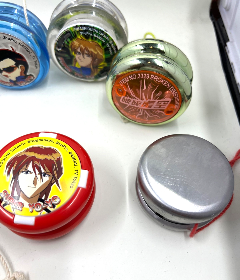 LOT OF 9 VINTAGE YoYo’s 1990 - 2000's Super YoYo Anime Manga Japanese ...