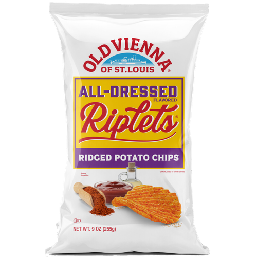 Old Vienna of St. Louis All Dressed Riplets Potato Chips by TranadaCo ...