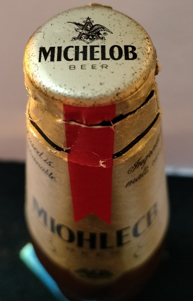 Vintage Authentic Circa 1970s Michelob Beer Bottle SPELLING ERROR ...