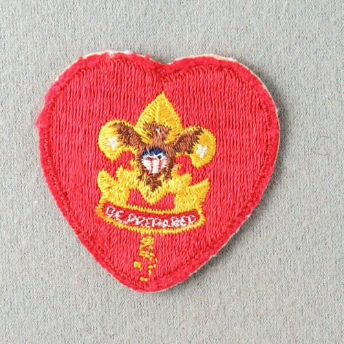 1955-1971 Life Scout Rank Patch Heart Paste Back Variety Mint Type 8 ...