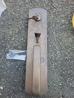 Yale Vintage Brass on Copper Door latches Handles Pulls plate | eBay