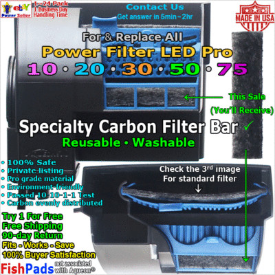 For Aqueon Quiet Flow Specialty Filter LED Pro 10,20/75,30/50 ...