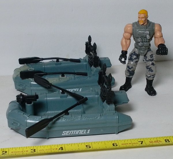 Chap Mei Sentinel 1 Military Recon Paddle Raft Boat+Action Figure 2009 ...