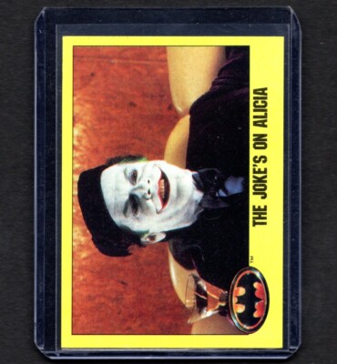 JACK NICHOLSON 1989 Topps BATMAN Series 2 Movie Trading Card #214 PSA ...