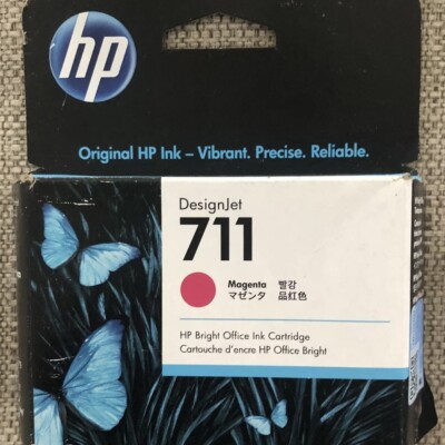 NEW & SEALED HP 711 DESIGN JET MAGENTA INK CARTRIDGE CZ131A - FREE ...