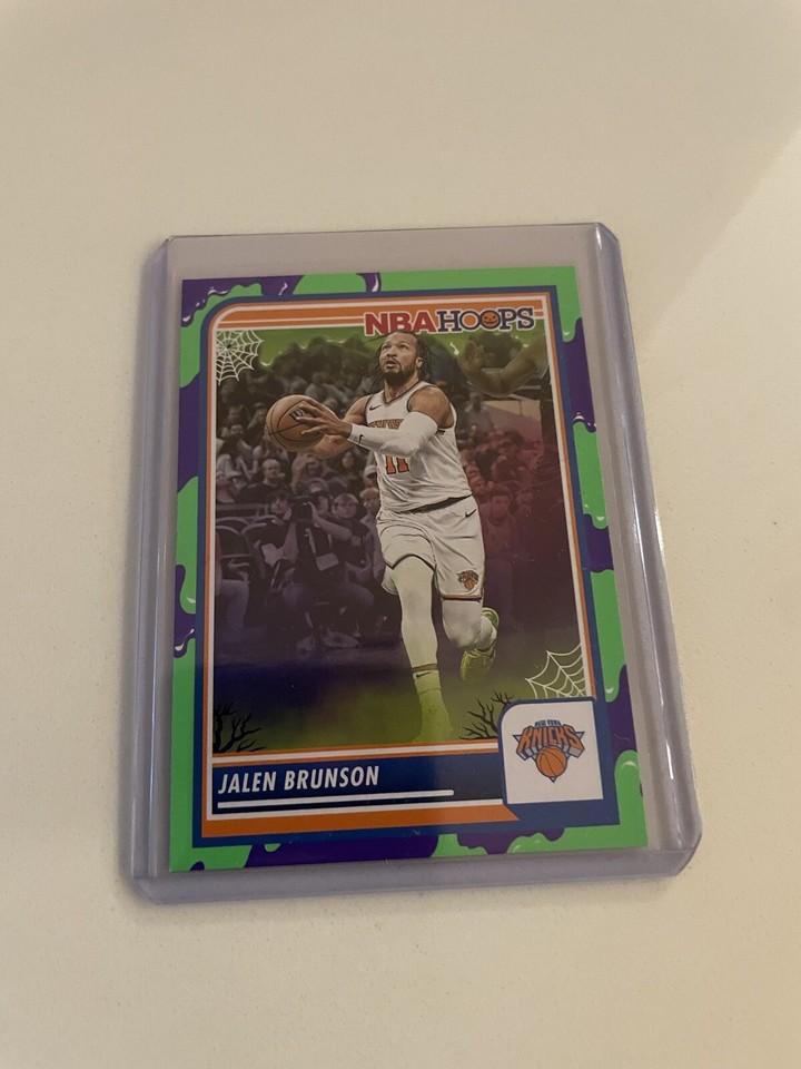 Haunted Hoops Jalen Brunson Slime Green + Josh Hart Slime Green New ...