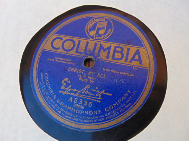 RODNEY GYPSY SMITH COLUMBIA 78RPM RECORD 5336 WHERE HE LEADS ME ...