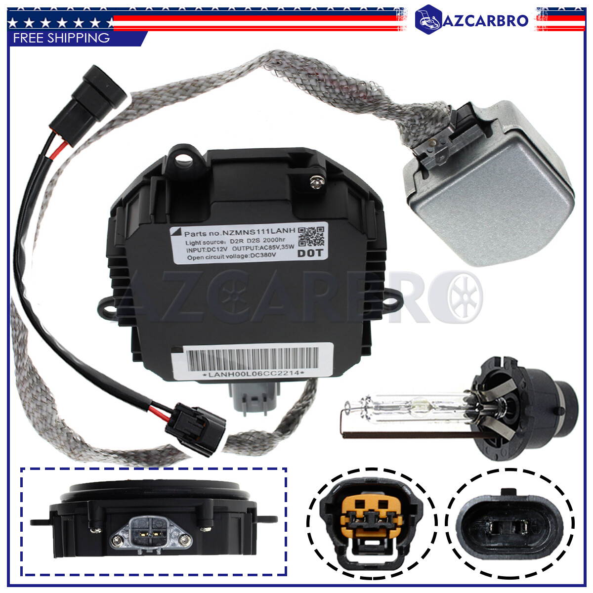 Xenon Headlight Ballast Control HID Igniter For Infiniti G37 G35 Q60 ...