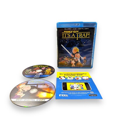 Family Guy: It's a Trap! Star Wars Parody Blu-ray + DVD LN Perfect ...
