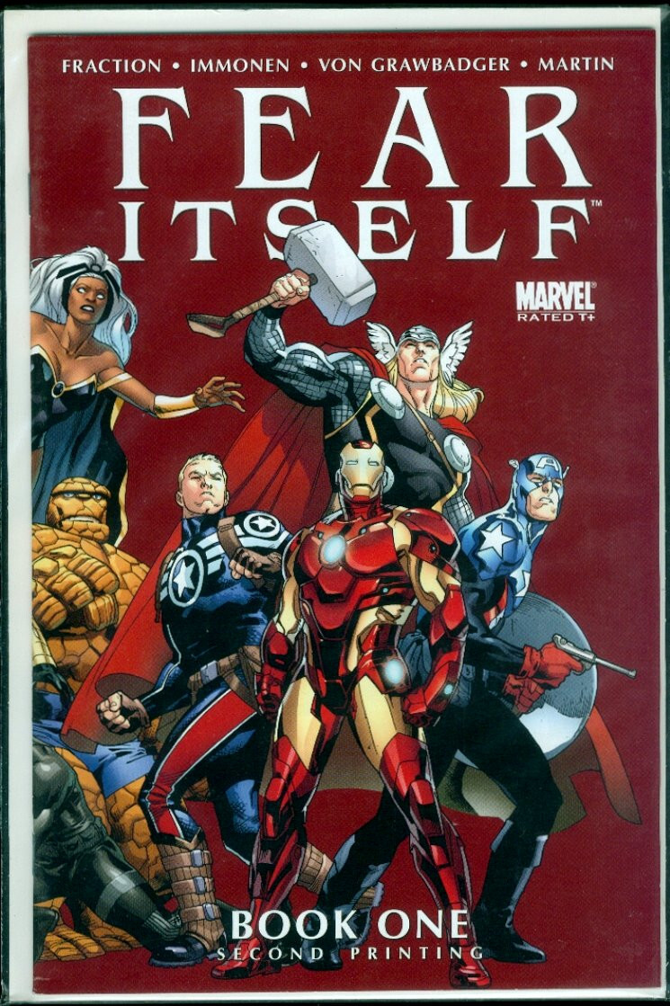 Marvel Comics FEAR ITSELF Book One 2nd Print VFN/NM 9.0 | eBay
