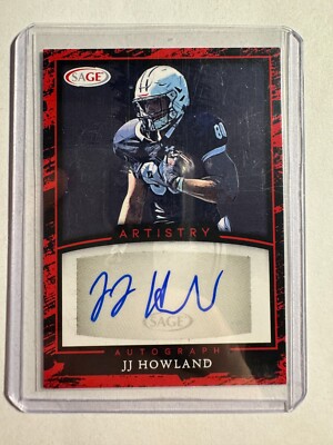 K172,516 - 2022 SAGE Artistry Autographs Red #AJJH J.J. Howland Auto | eBay