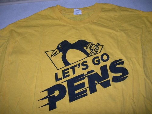 Pittsburgh Penguins NHL Let's Go Pens Playoff, T-shirt Size XL | eBay