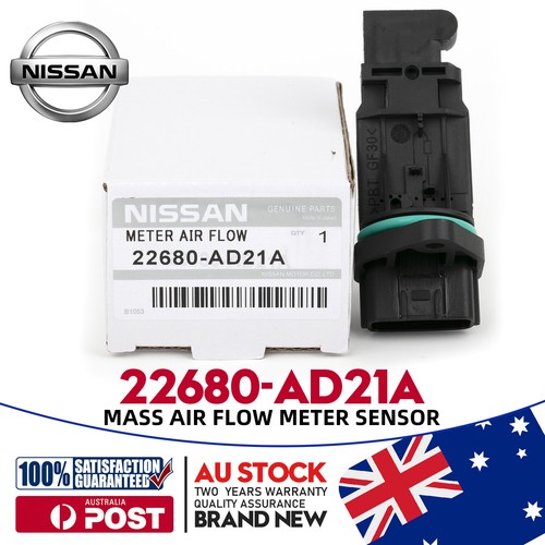 GENUINE MAF MASS AIR FLOW METER SENSOR 22680-AD21A For PATROL GU N16 ...